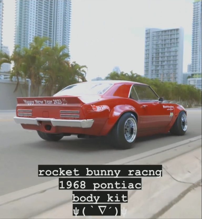 Rocket Bunny Pontiac Firebird Widebody Has Trans Am Racing Vibes and It ...