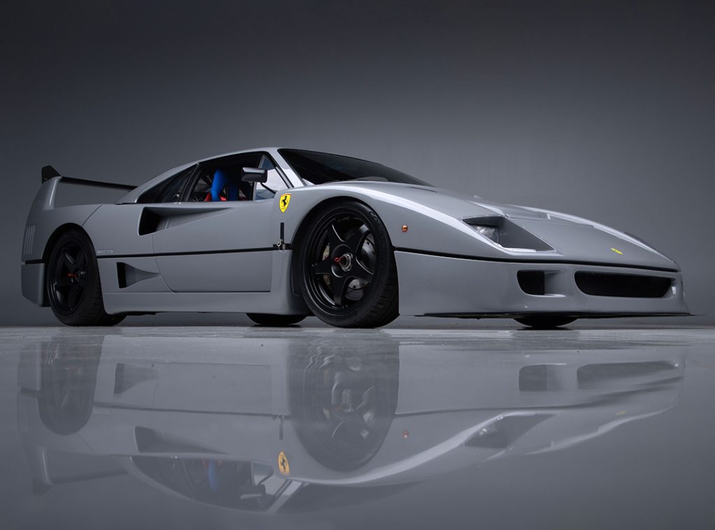 1989 Ferrari F40 "Competizione" Hides 1000 HP V8 Under Fresh Nardo Gray ...