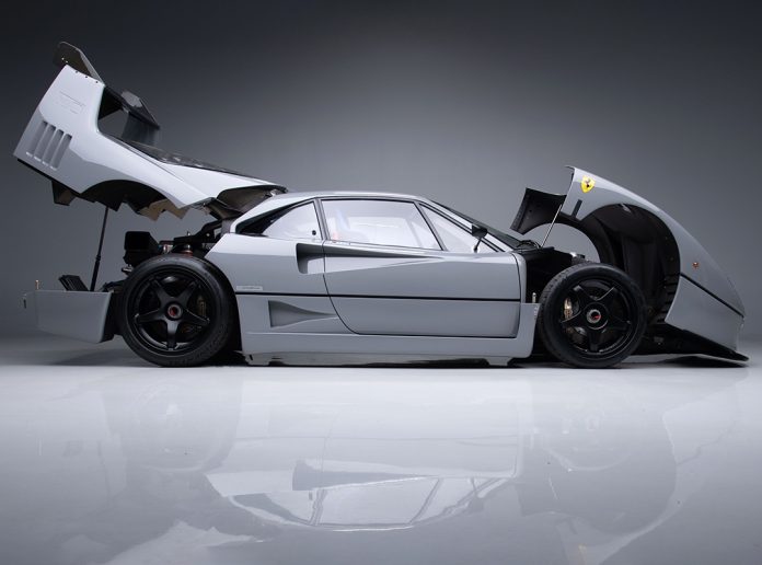 1989 Ferrari F40 "Competizione" Hides 1000 HP V8 Under Fresh Nardo Gray ...