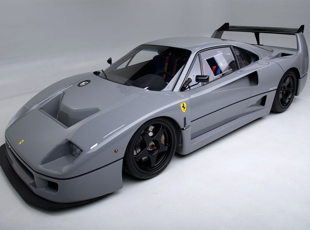 1989 Ferrari F40 "Competizione" Hides 1000 HP V8 Under Fresh Nardo Gray ...