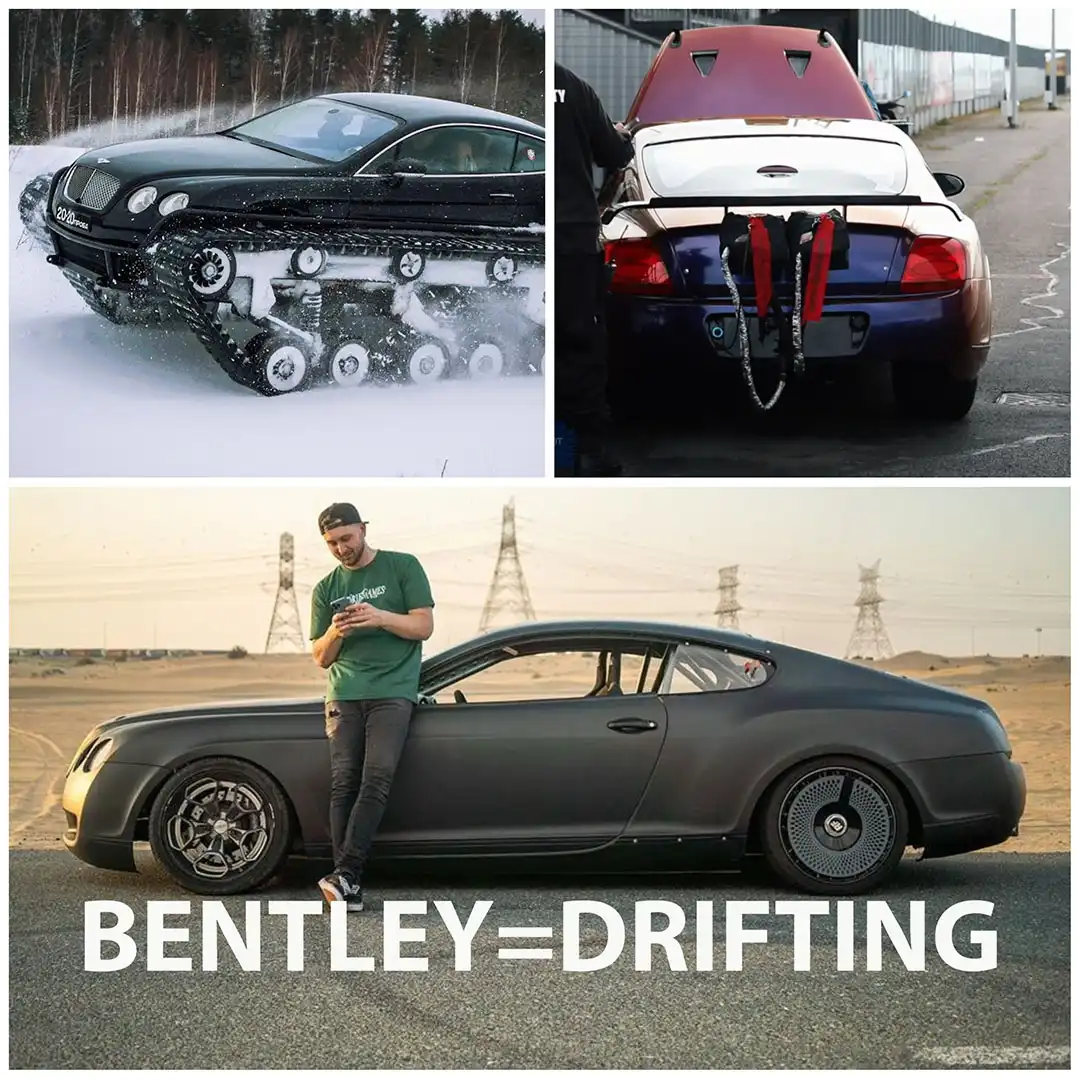 First Bentley Drift Car Joins Continental GT on Tracks and Conti GT ...