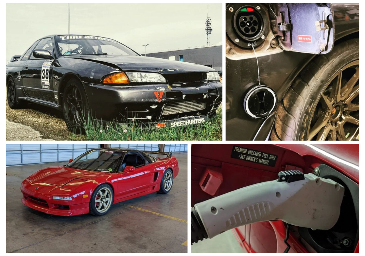 3 Extreme Tesla/EV Swaps Happening Now: Private R32 GT-R, Supra and NSX