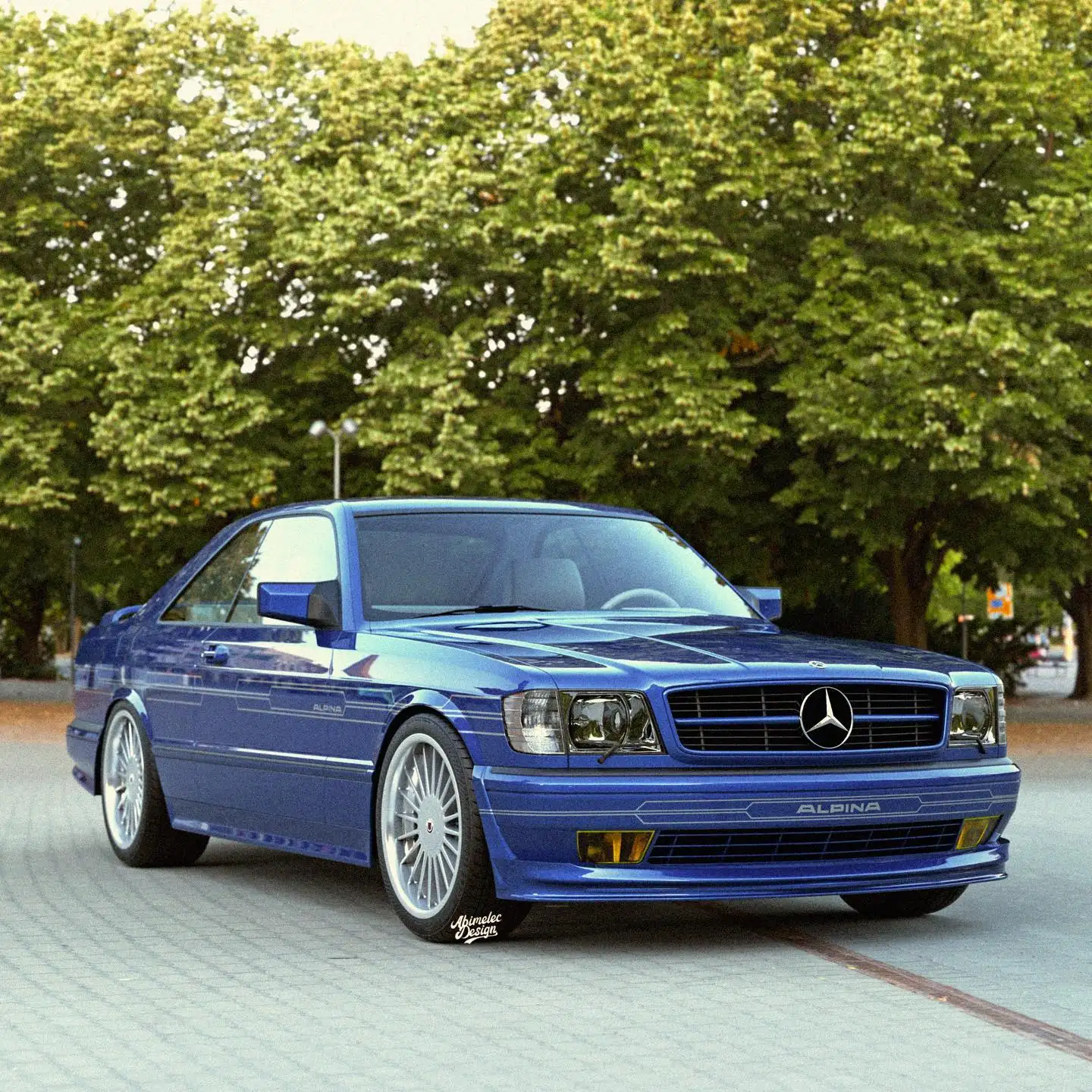 1990 Alpina Mercedes B650 Turbo Gives 560SEC the Luxury Bavarian ...