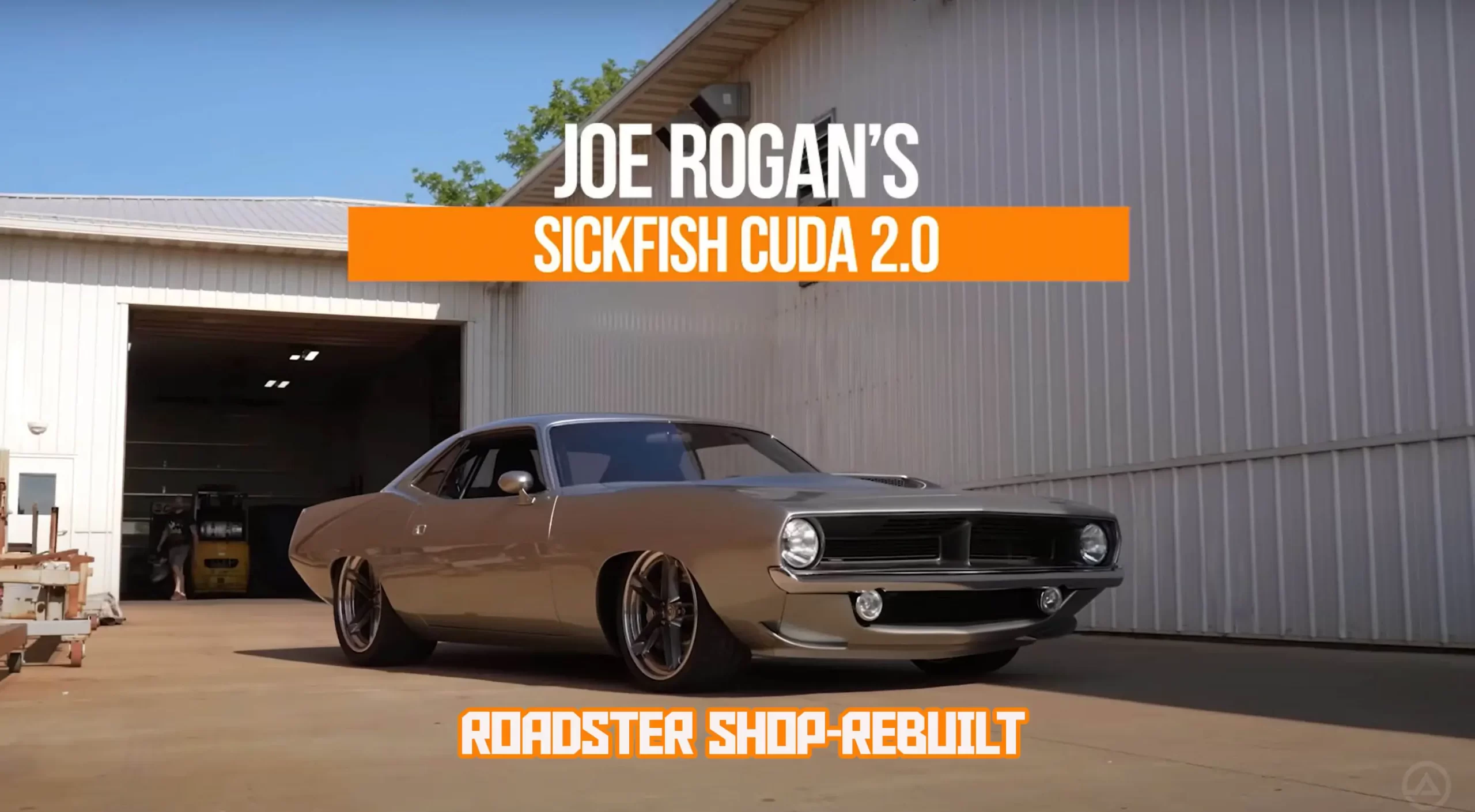 Joe Rogan's 1970 Cuda "Sick Fish" Rebuilt by Roadster Shop With 750 HP V8