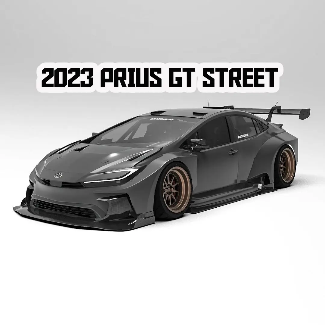 2023 Toyota Prius "SEMA Star" Mixes Widebody Kit With Side Exhaust