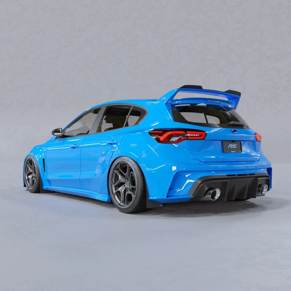 2024 Ford Focus RS Imagined With Avante Widebody Kit, Huge EcoBoost Power