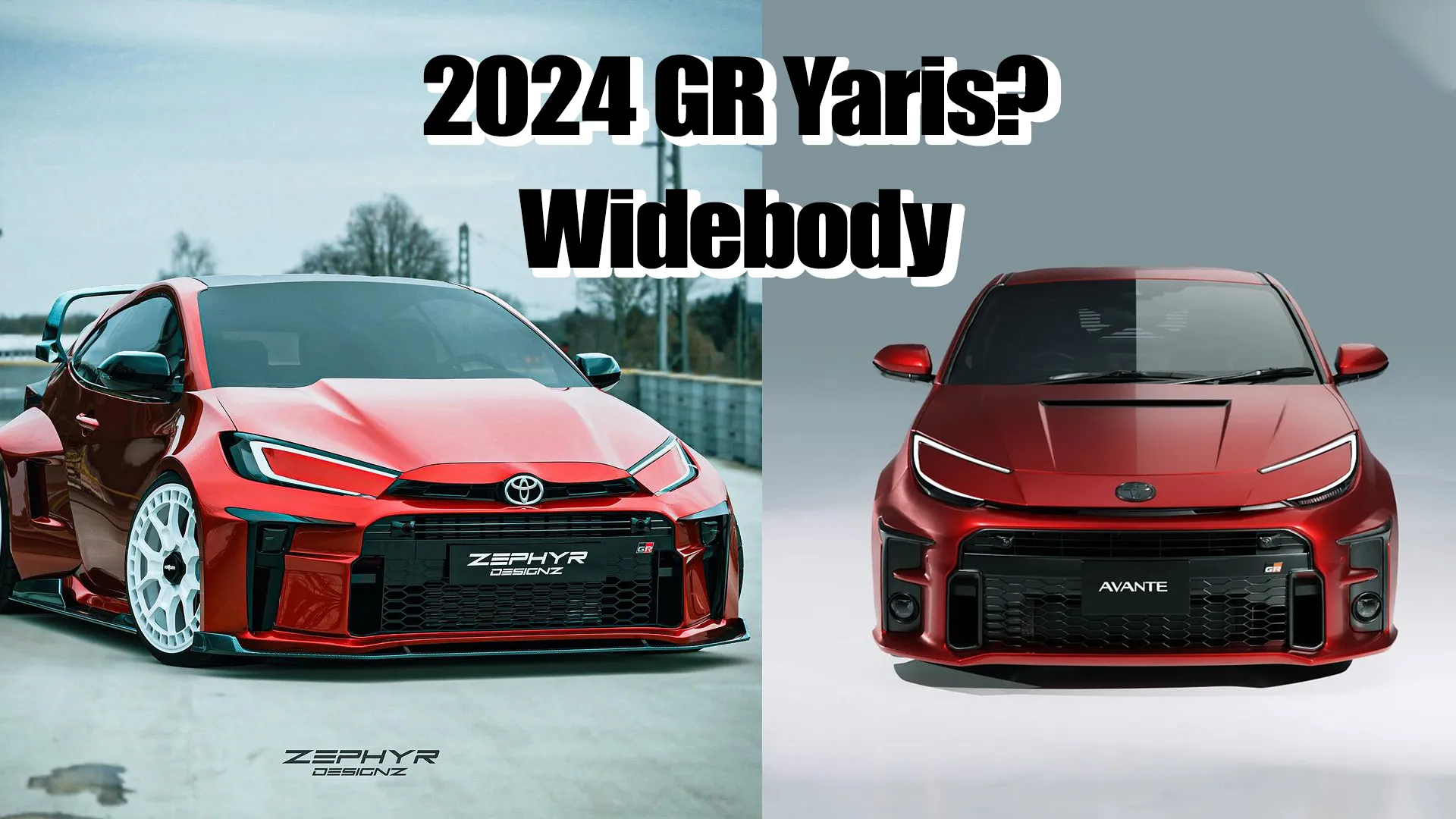 2024 Toyota GR Yaris Facelift Imagined With Prius Face and Zephyr ...