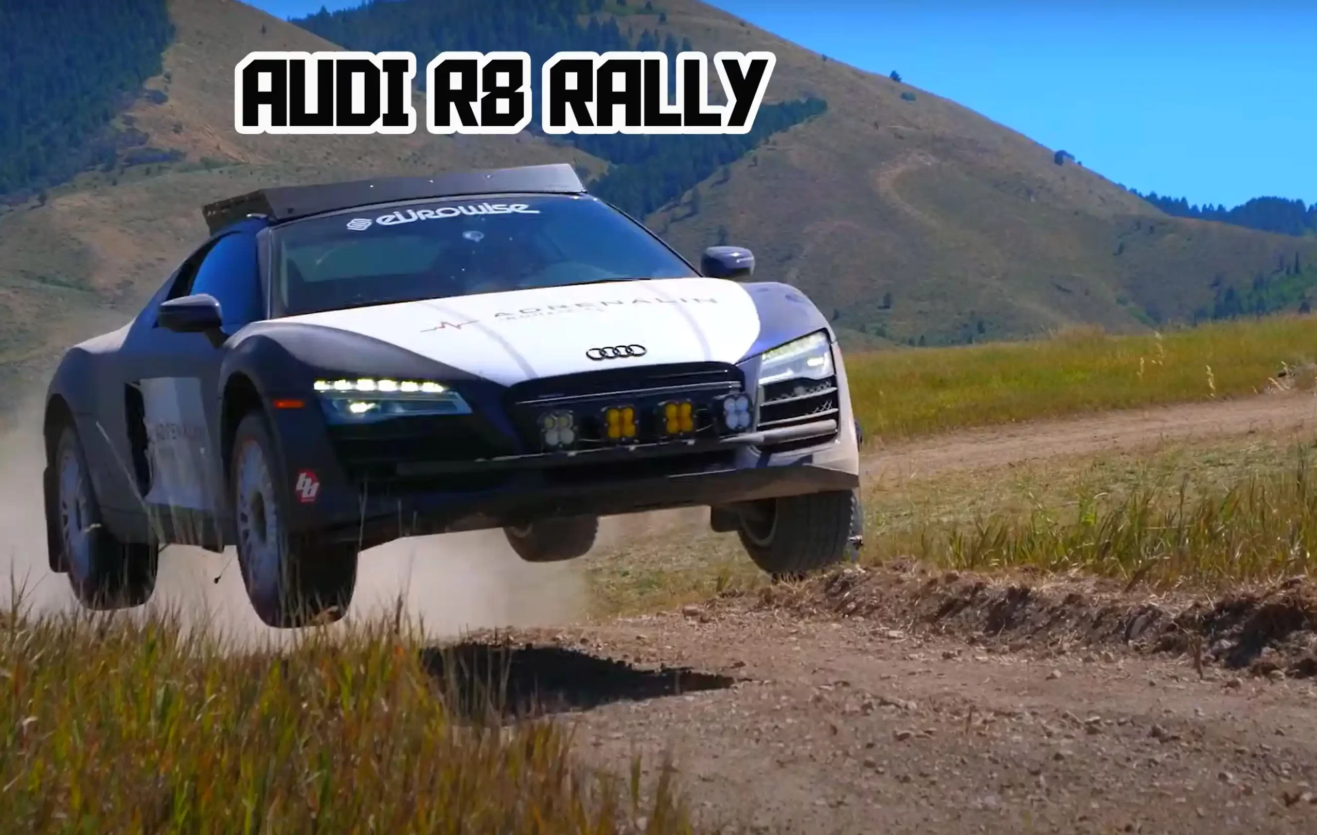 Lifted Audi R8 Rally Is a Sub-$100,000 Off-Road First, Jumps Like a Pro