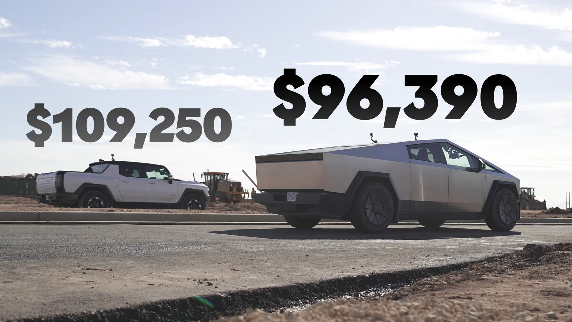 Tesla Cybertruck Destroys Hummer EV in Full Cyberbeast Drag Racing Spec