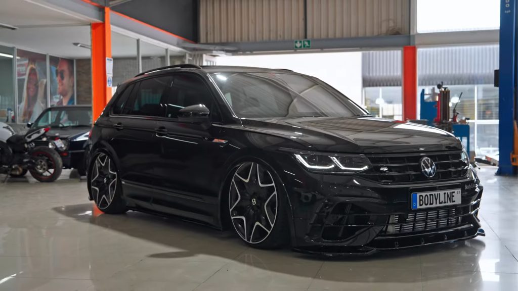 VW Tiguan R With Audi RS3 2.5-Liter Swap Rides on Bentley Wheels