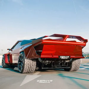 Tesla Cybertruck "Hardcore" Body Kit by Zephyr Turns Pickup Into a Race Car